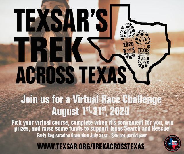 TEXSAR's Trek Across Texas Challenge - Texas Search and Rescue