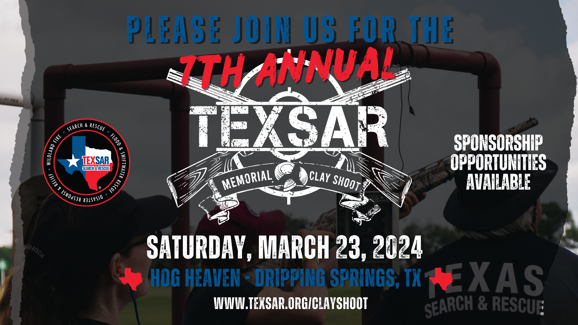TEXSAR Memorial Clay Shoot - Texas Search and Rescue